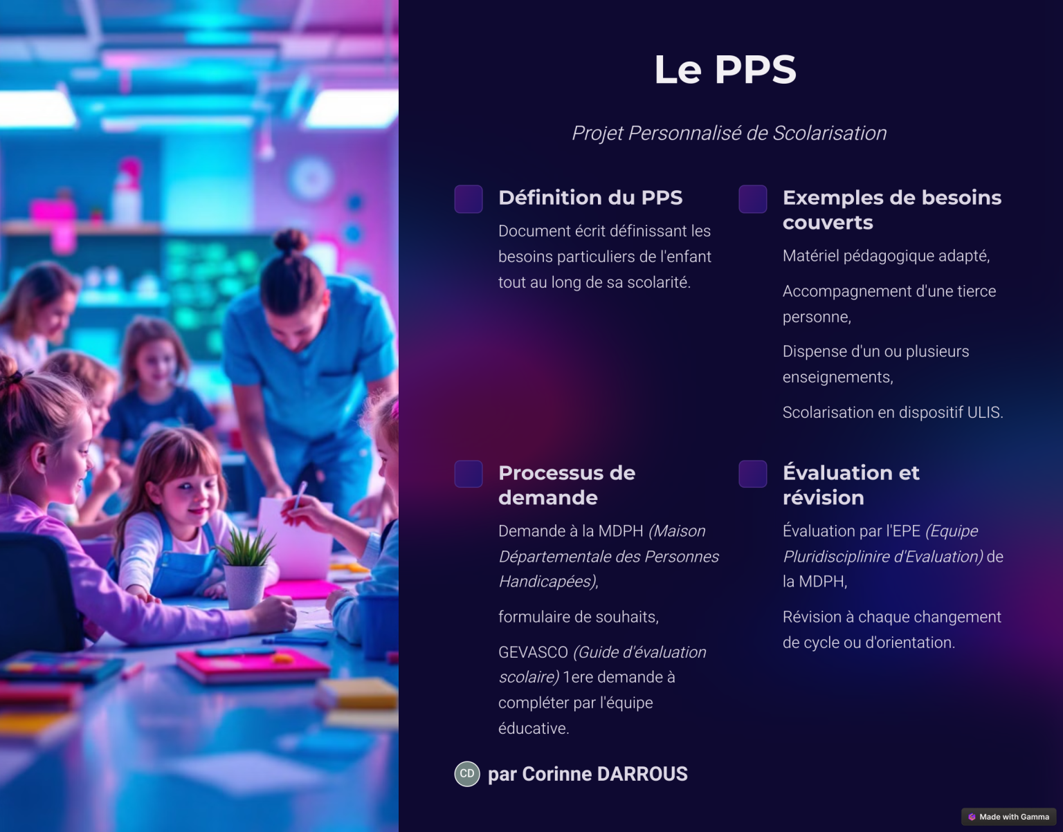 Le P.P.S (Projet Personnalisé de Scolarisation) – Collège des Lavandières – Bizanos